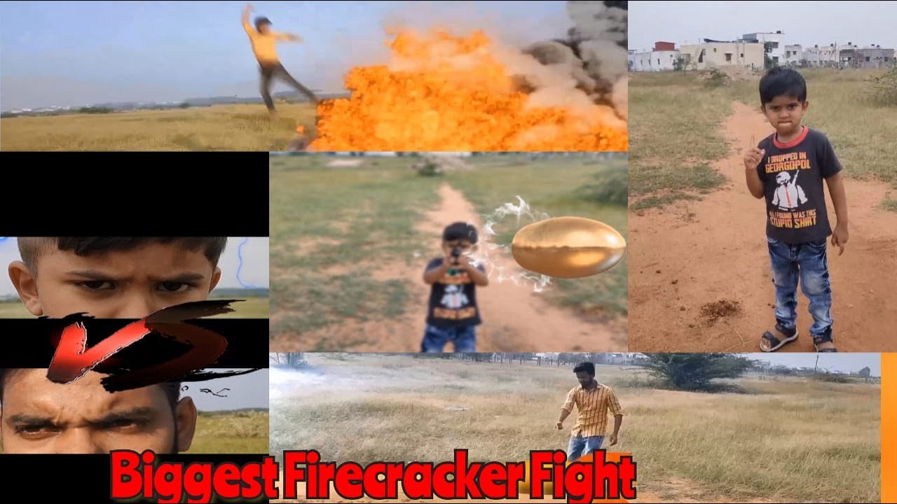World Biggest Firecrackers Battle /Arsh Adventure Kid /Firecrackers ...