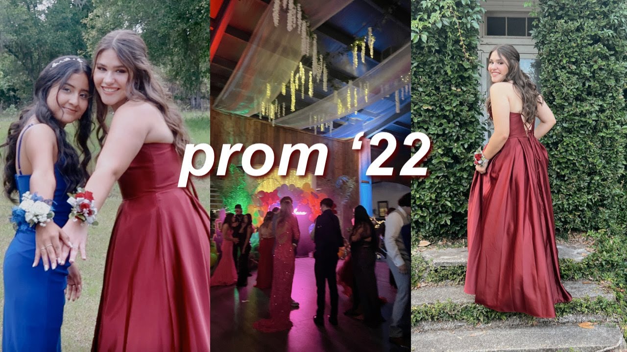 PROM '22 🪩 (grwm, vlog) // exchange year USA 21/22 - YouTube