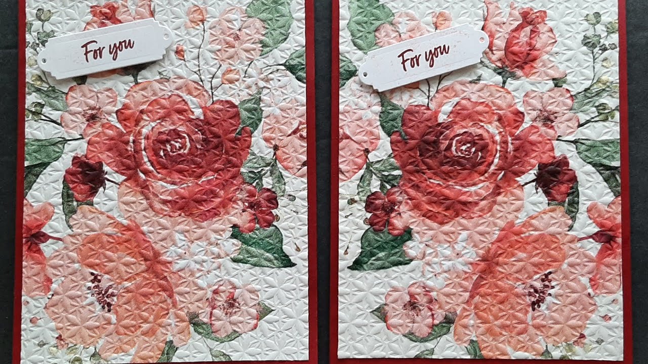 How to make Napkin Cards Tutorial, Video #2, Basic Napkin Cards ...