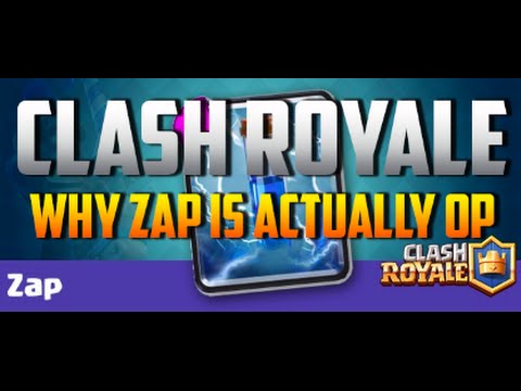 Clash Royale - Why the ZAP is OVERPOWERED! - YouTube