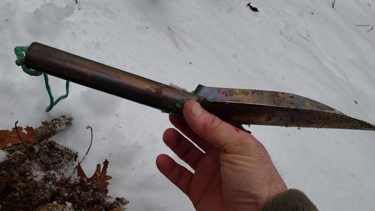 Titanium spade testing (also a look at my prototype ti fire grate ...