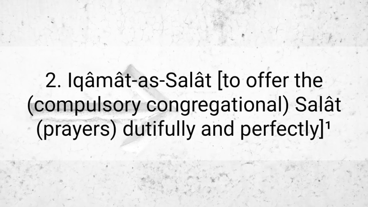 The Five Principles of Islam - YouTube