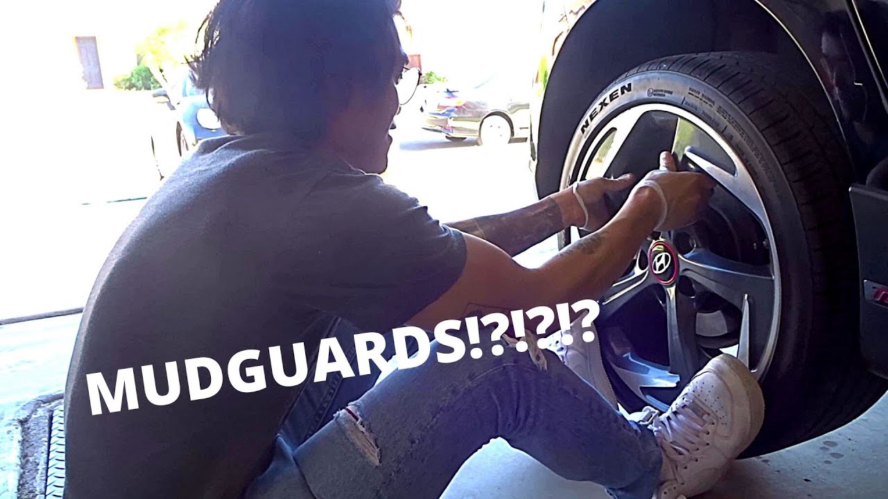 Mudguards on a Veloster Turbo!?!?!? - YouTube