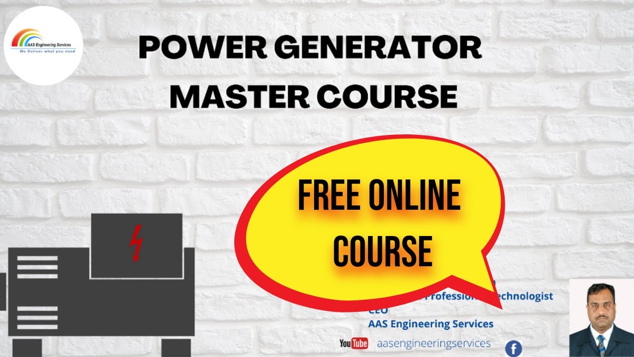 Electric Generator Free Course || Electric Generator AC and DC ...