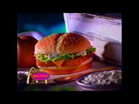 McDonalds Deluxe Filet O Fish Commercial 1996 - YouTube
