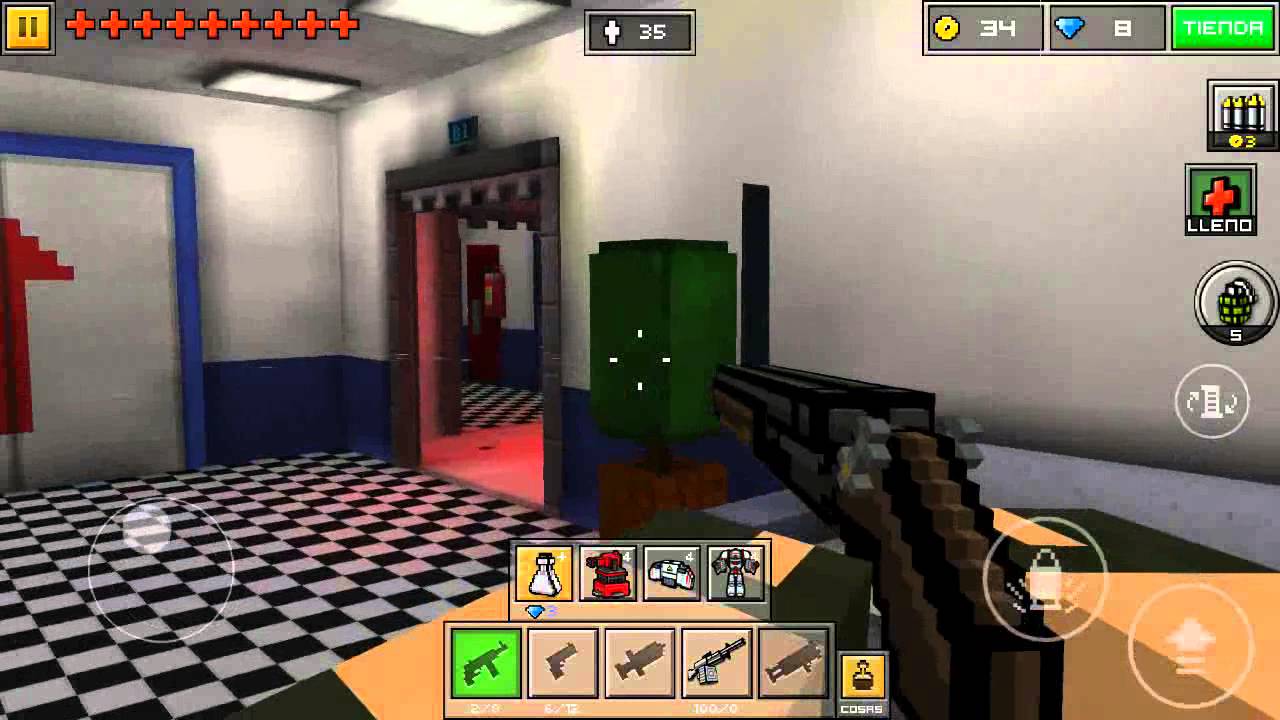 Pixel gun 3D: SLENDER CANGREJO - YouTube