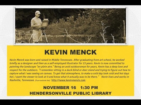 Kevin Menck Plein Air Painter - YouTube