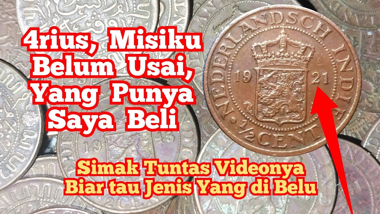 Dicari Untuk dibeli Koin 1/2 Setengah Sen Tahun Cetak ini - YouTube