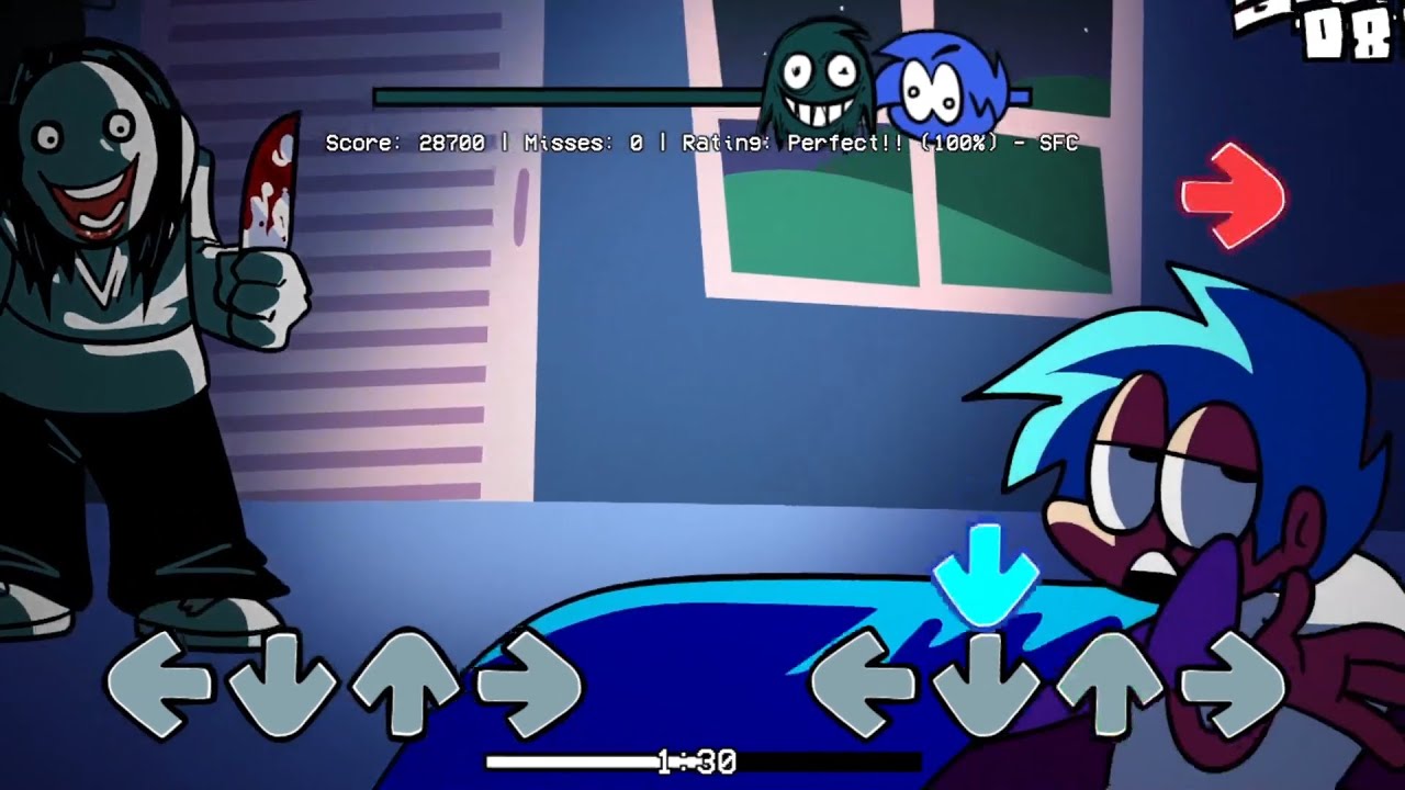 FNF - VS Jeff - Go to Sleep (composed by F4ky) (SFC) - YouTube