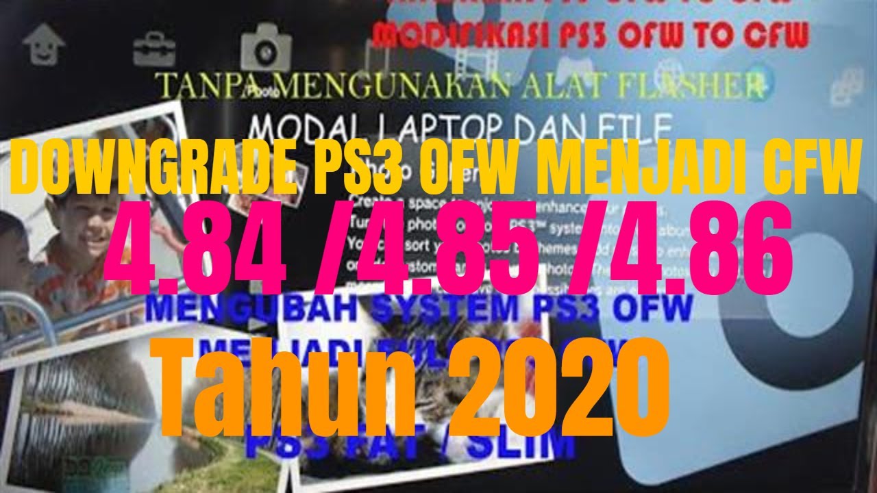 PS3 OFW MENJADI PS3 CFW All seri-update ps3 ofw ke cfw-Downgrade ps3 ...