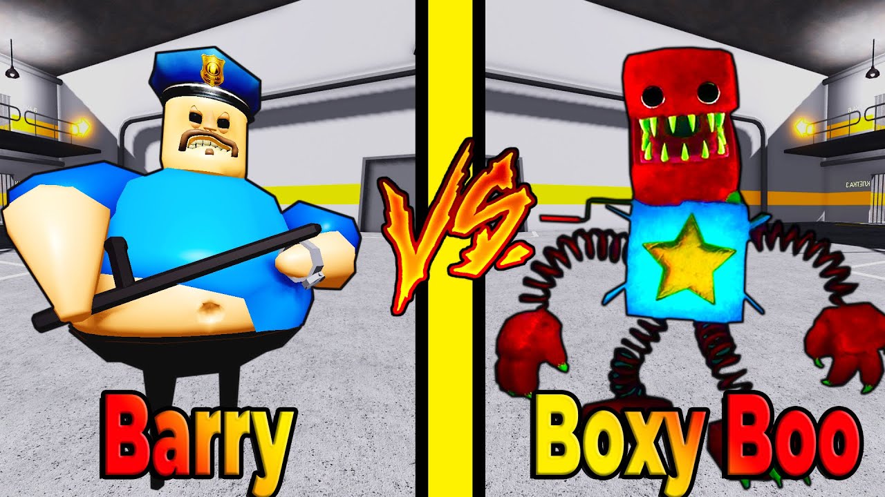 Boxy Boo, but Barry`s Prison Roblox! - YouTube
