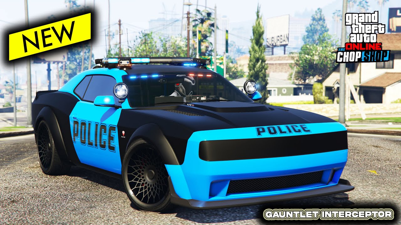Gauntlet Interceptor BEST POLICE CAR in GTA 5 Online | Best ...
