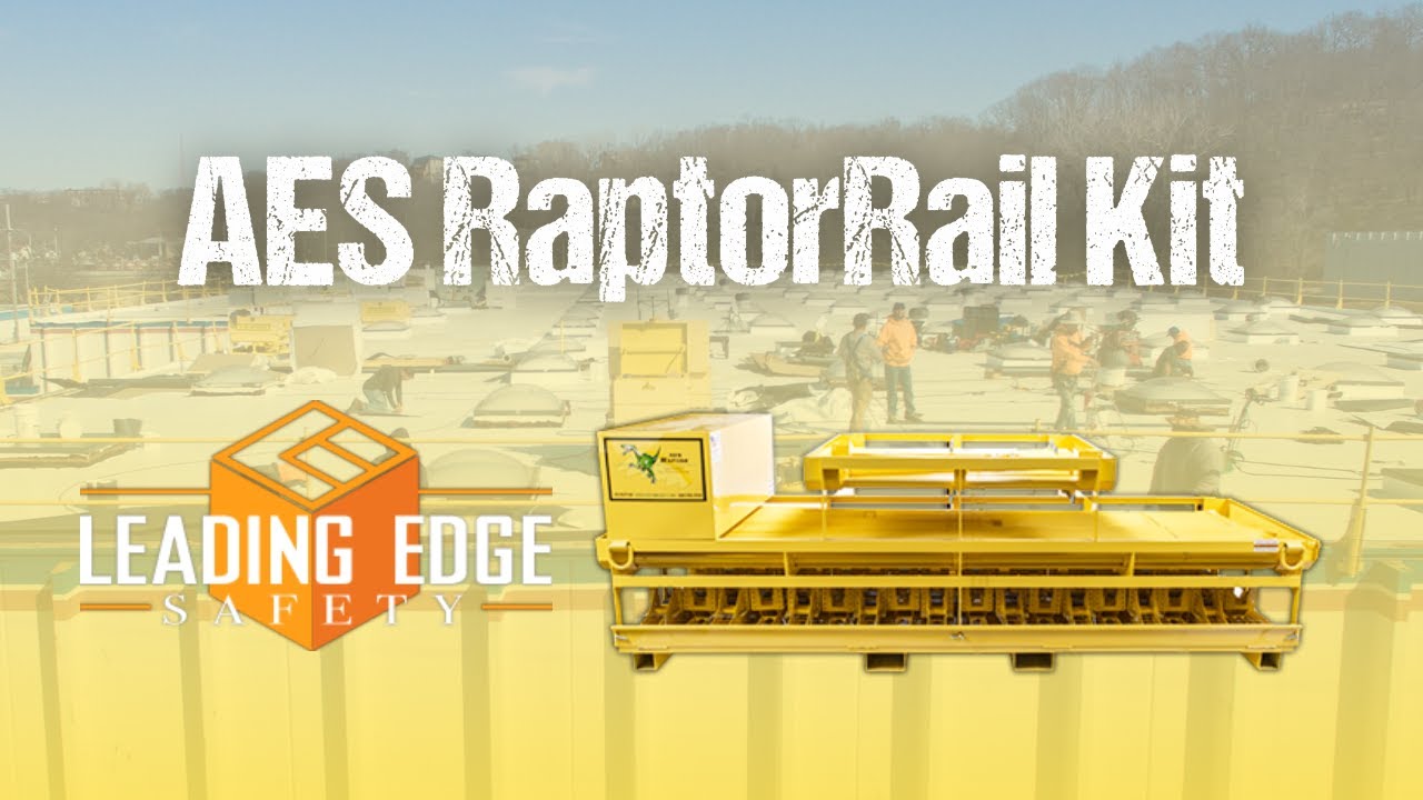 Leading Edge Safety - RaptorRail Assembled View - YouTube