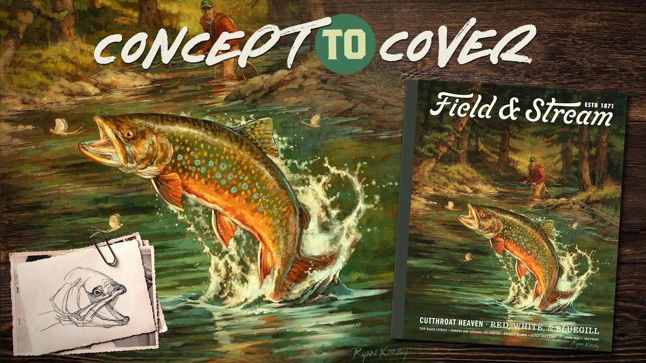Creating a Cover for the all-new Field & Stream Journal - YouTube