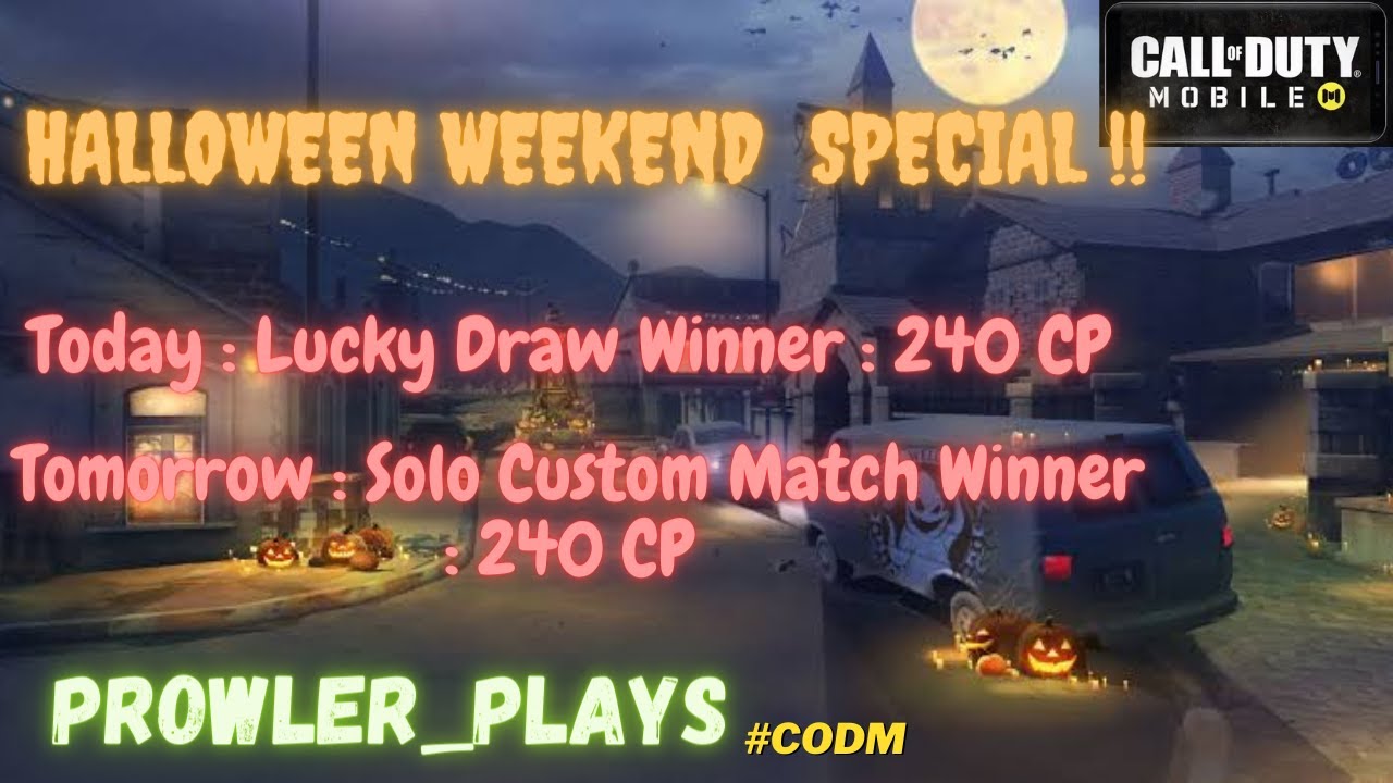 #CODM Saturday Night Chill Stream !! Happy Halloween Weekend🎃!! Lucky ...