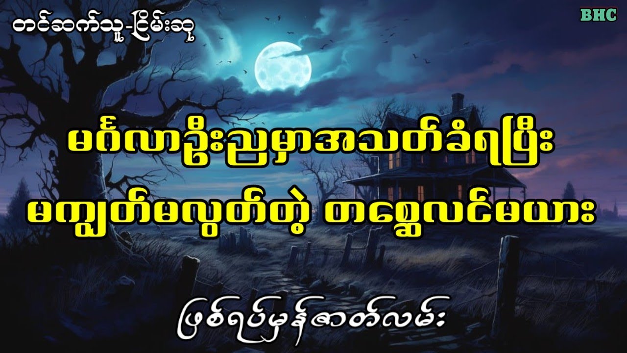 မင်္ဂလာဦးညမှာအသတ်ခံရပြီးမကျွတ်မလွတ်တဲ့ တစ္ဆေလင်မယား#myanmar #audiobooks ...
