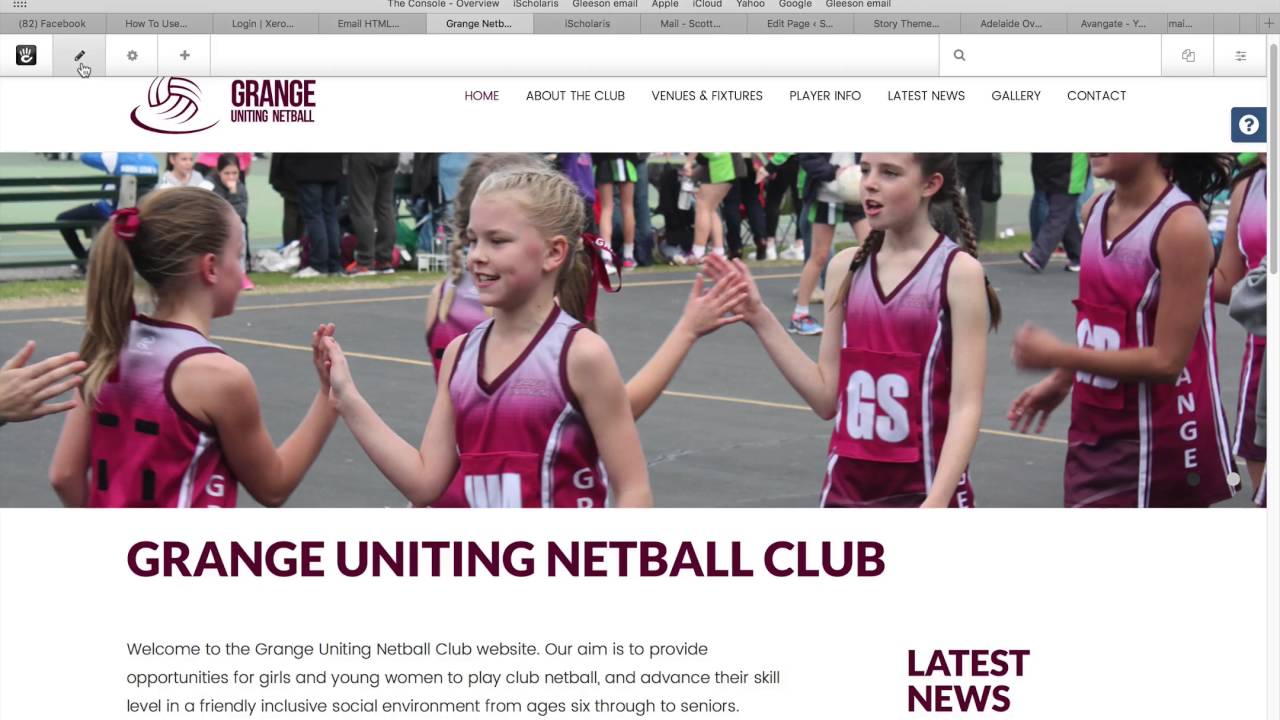 Grange Netball Club Article and news editing - YouTube