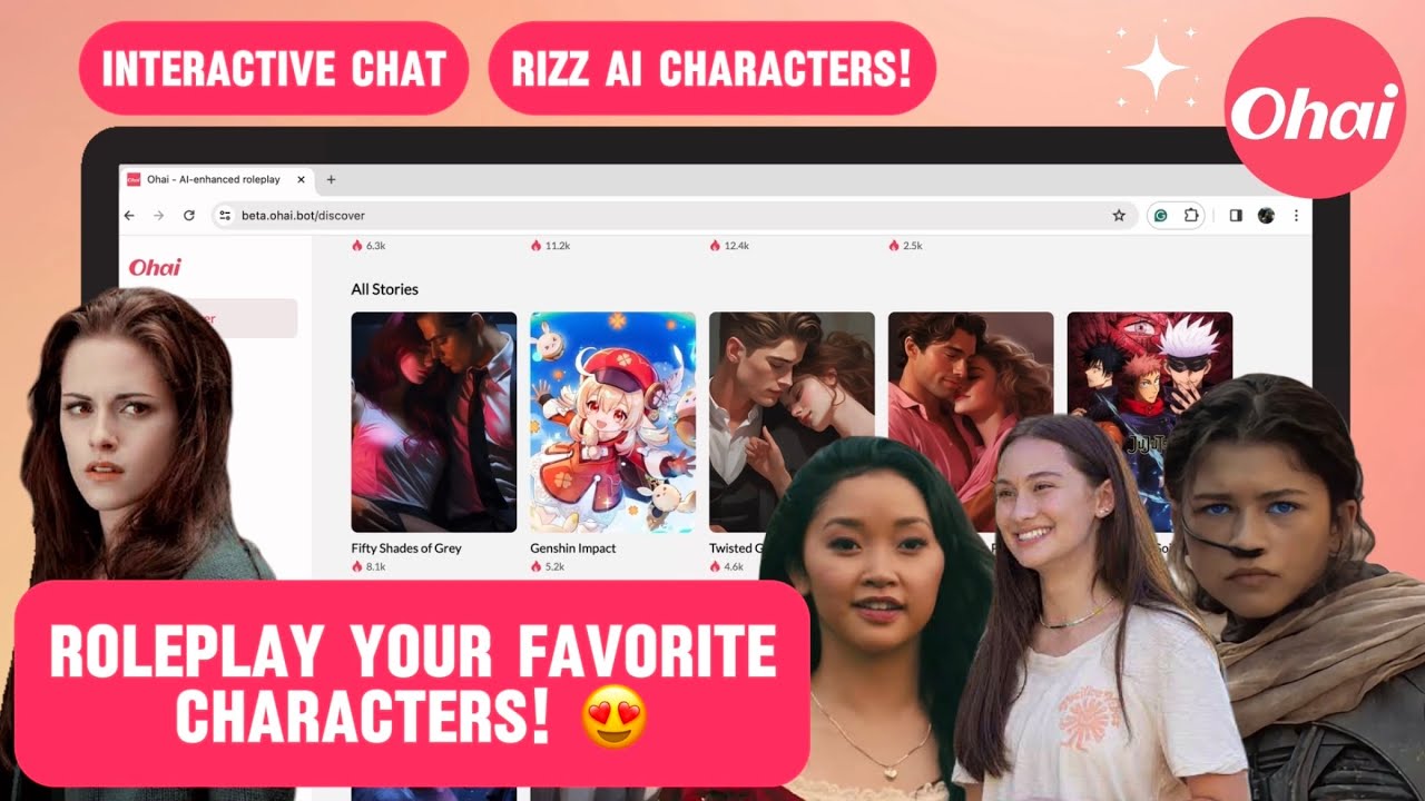 INTERACTIVE AND ROLEPLAY AI CHAT | OHAI - YouTube