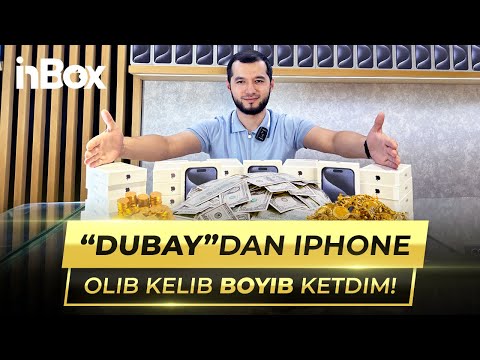 DUBAYDAN IPHONE OLIB KELIB BOYIB KETTIM
