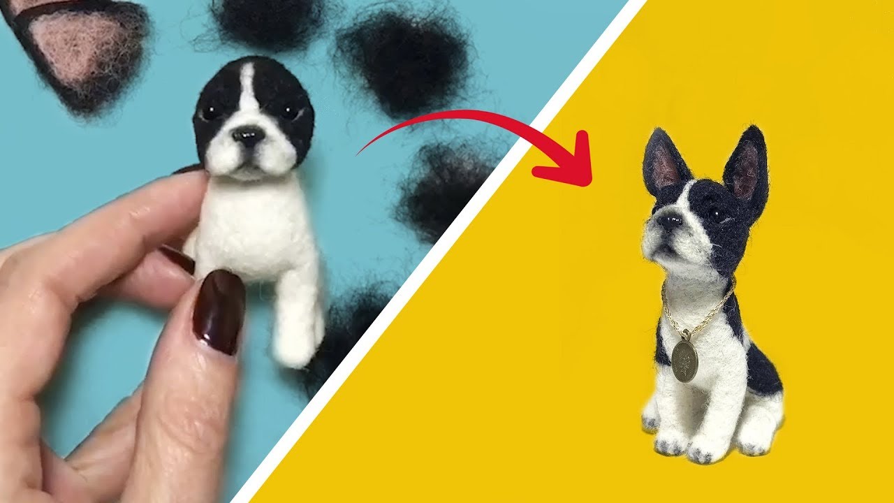 MAKING NEEDLE FELTED CUTE ANIMALS - YouTube