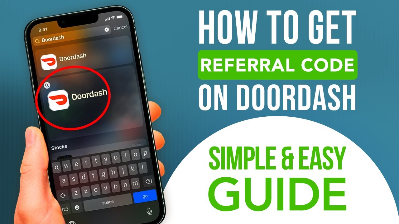 How To Get Referral Code On Doordash (SIMPLE & Easy Guide!) - YouTube