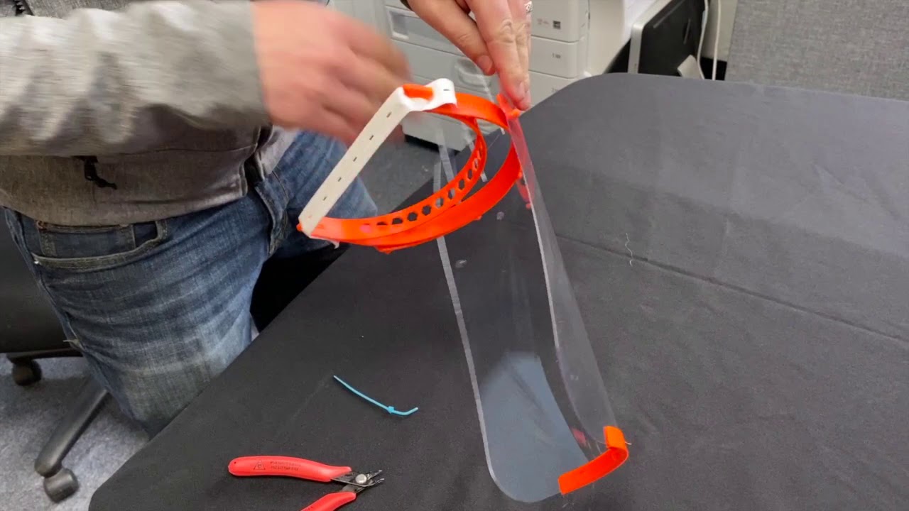 Face Shield Disassembly RC2 - YouTube