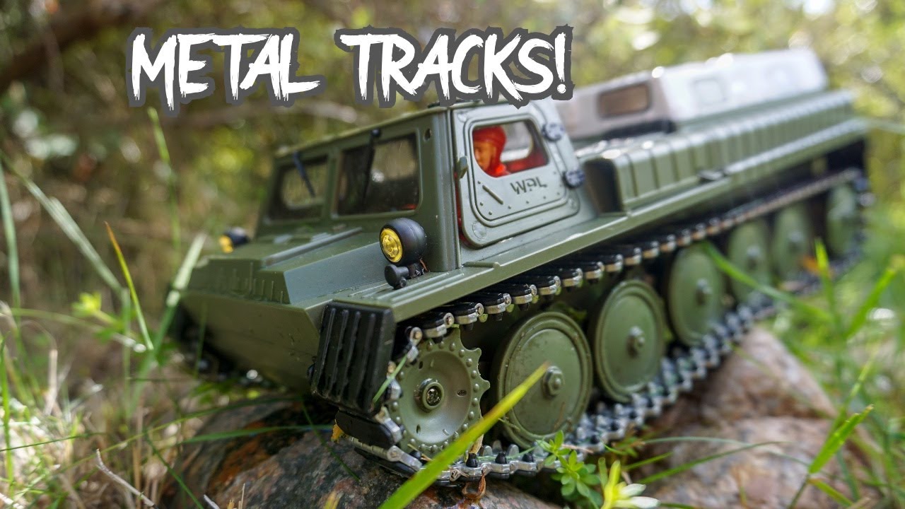 UPGRADED WPL E1 GAZ 71 WITH PRE PRODUCTION METAL TRACKS! WPL E1KM - YouTube