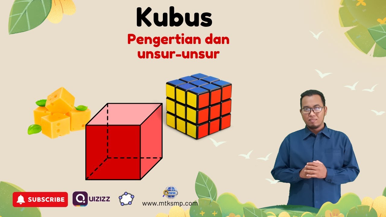 Pengertian dan unsur unsur kubus - YouTube