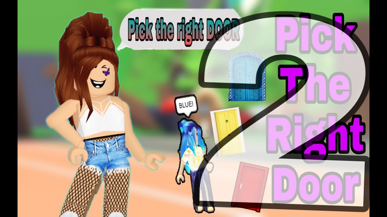 Part 2 of The Challenge! Open the right color of your DOOR! on Roblox ...