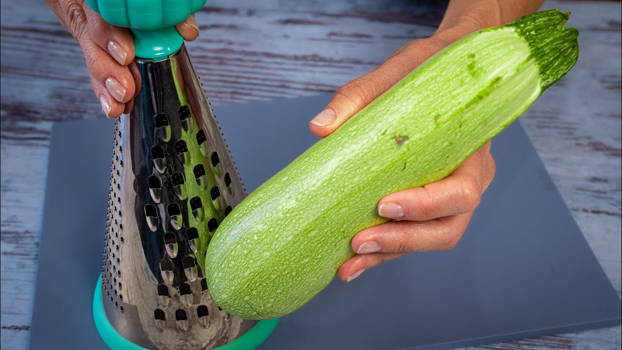 Just grate a zucchini I have never cooked such a delicious dinner - YouTube