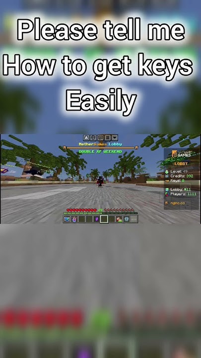 Nethergames create keys #minecraft #shorts - YouTube