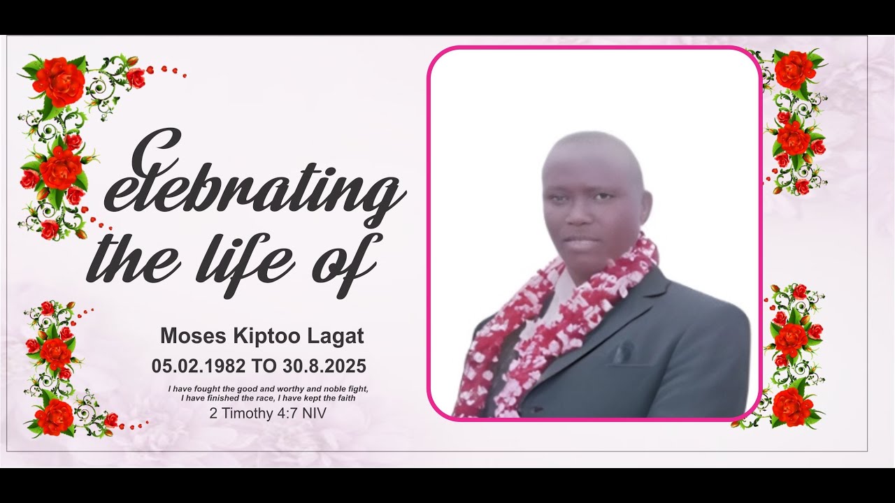 CELEBRATING LIFE WELL LIVED BY MOSES KIPTOO LAGAT - YouTube