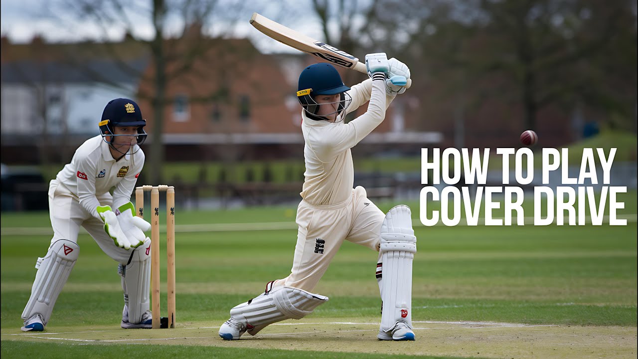 how to play Cover Drive in Cricket! || cover drive drills #c - YouTube
