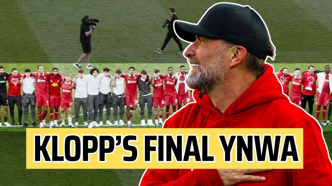 Jurgen Klopp's LAST You'll Never Walk Alone in front of the Kop - YouTube