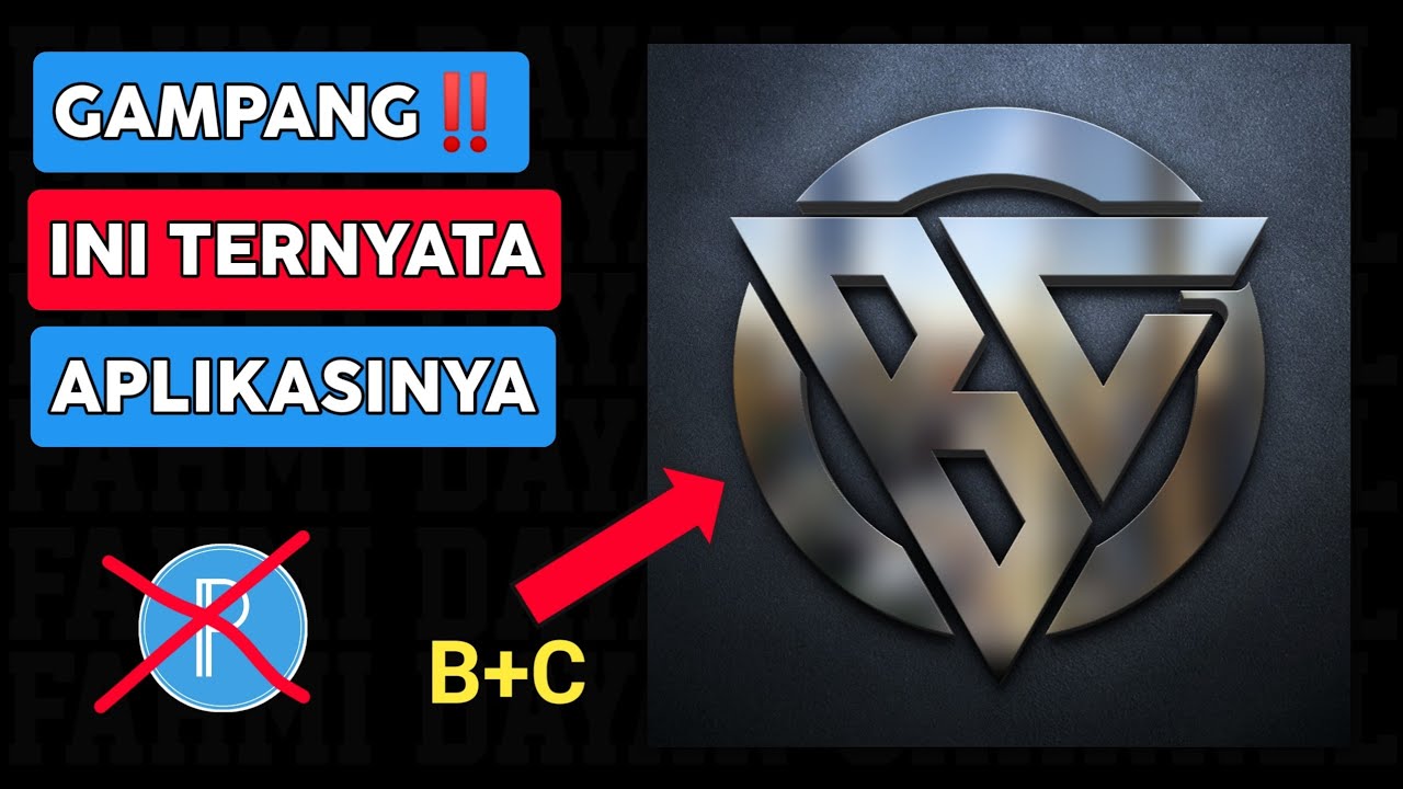 Ini aplikasi bikin logo keren di HP ‼️ Bikin logo inisial nama di ...