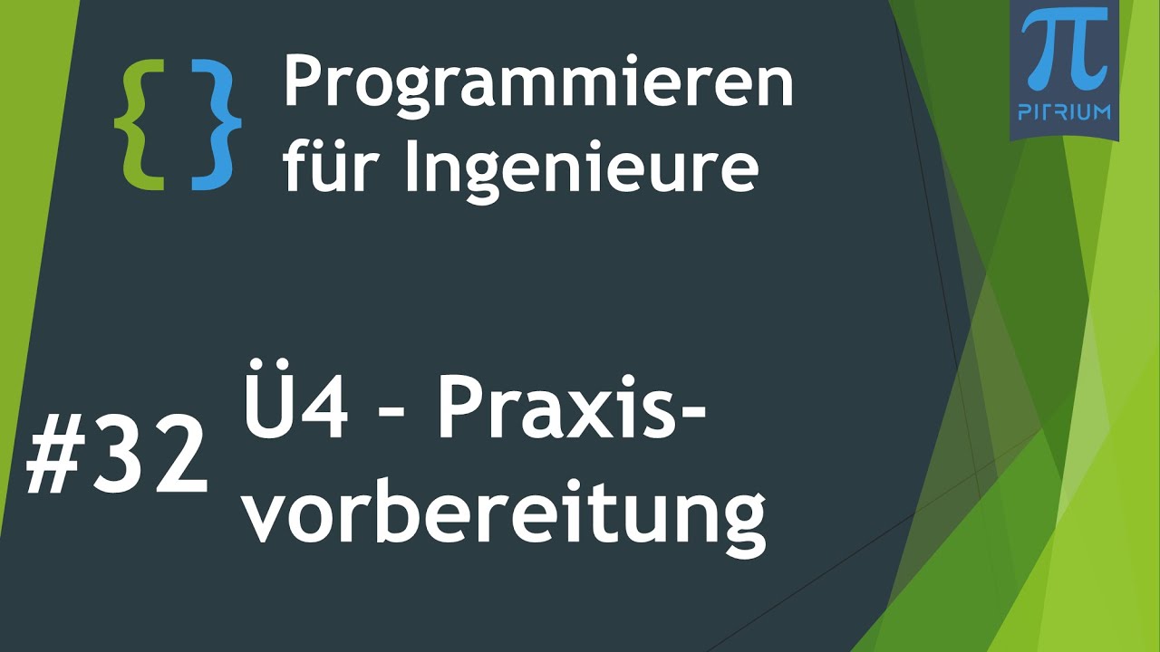 👩‍🎓 Python Übung 4: Praxisvorbereitung #32 - YouTube