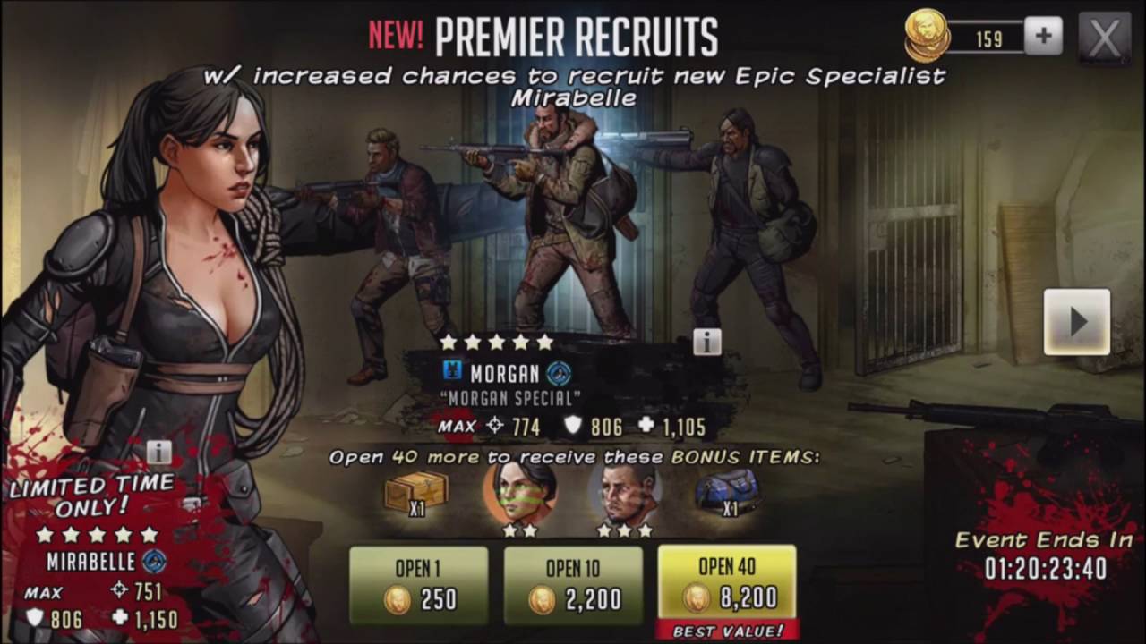 The Walking Dead : Road To Survival - 5 STAR COMMANDER MIRABELLE ...