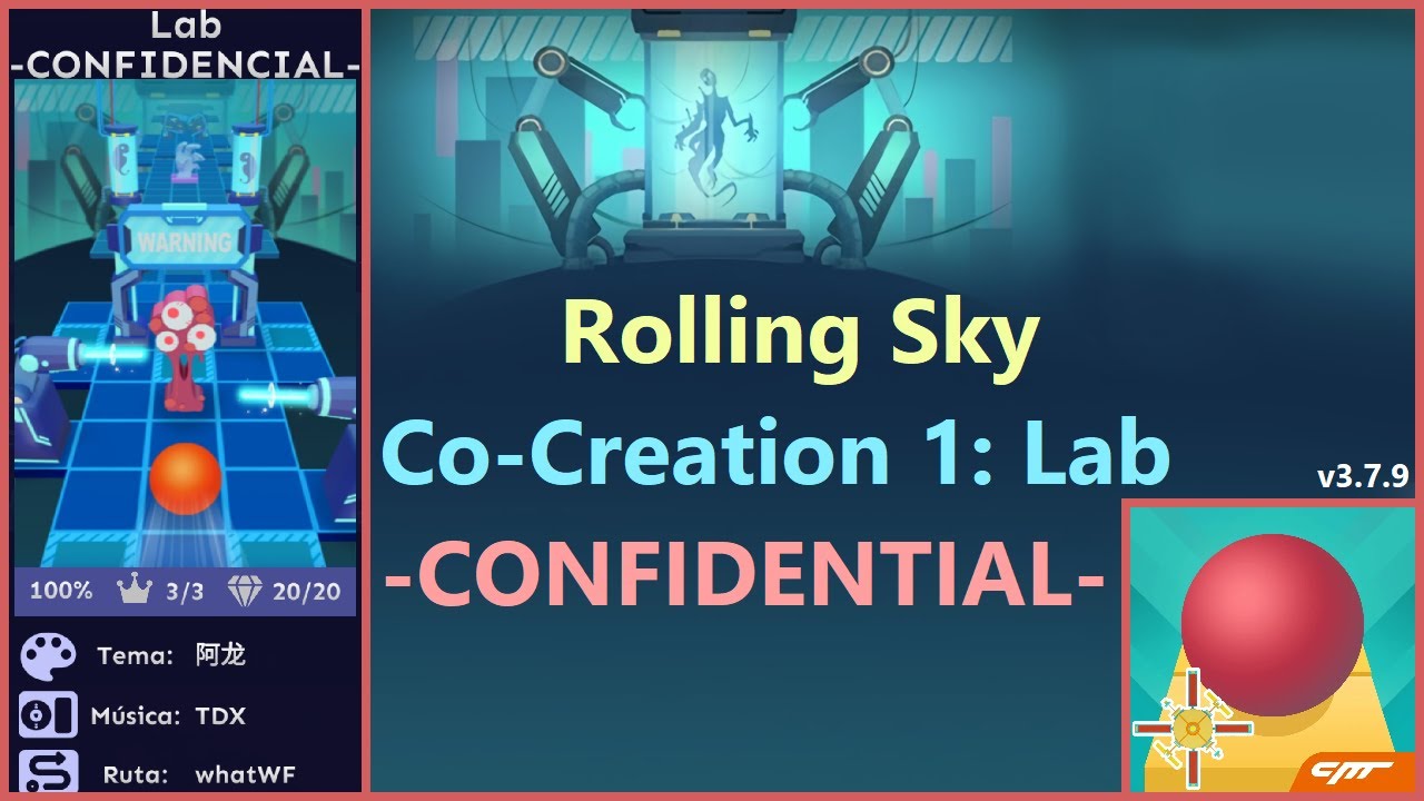 Lab -CONFIDENTIAL- (w/hands) [Co-Creation 1] | Rolling Sky v3.7.9 - YouTube