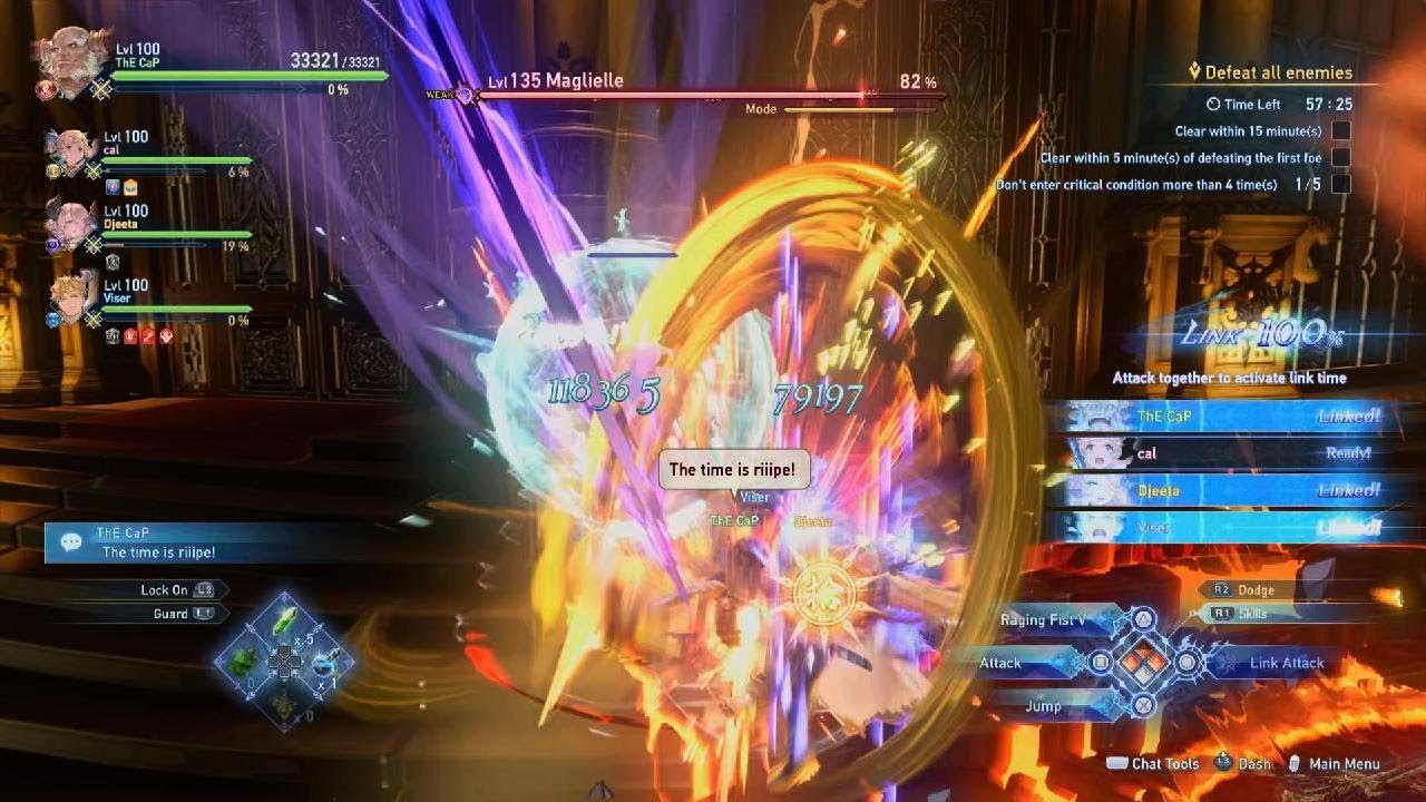 Granblue Fantasy: Relink. Maglielle and Gallanza lvl 135 online - YouTube