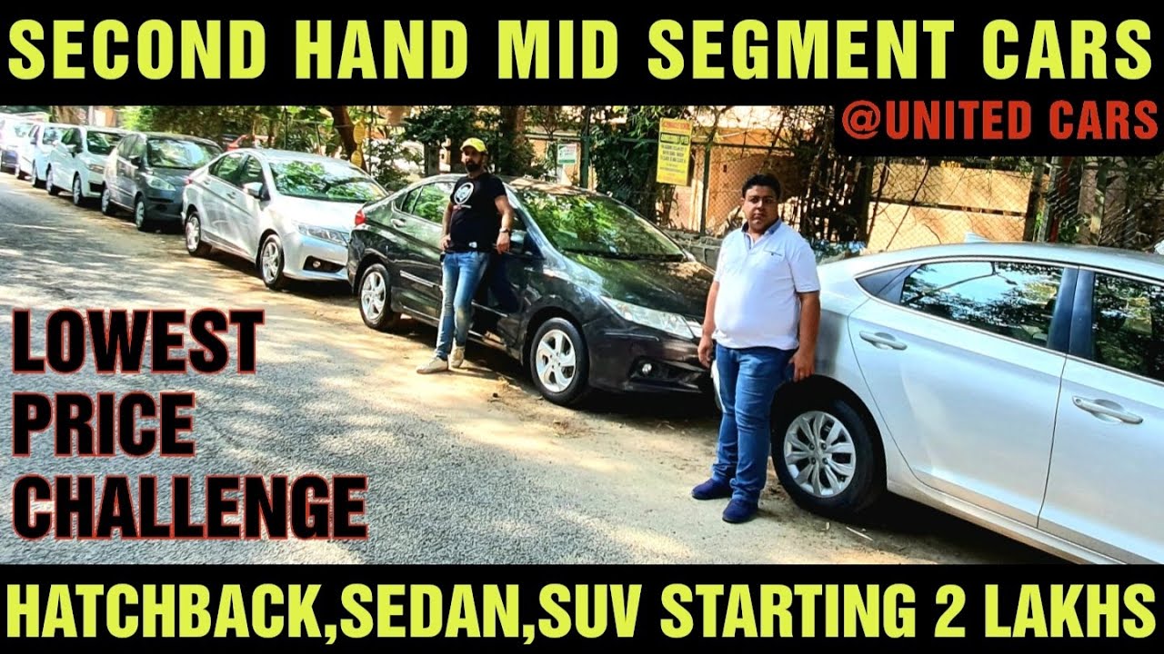 Second hand Mid Segment Cars Starting 2 lakhs Onwards at United Cars ...