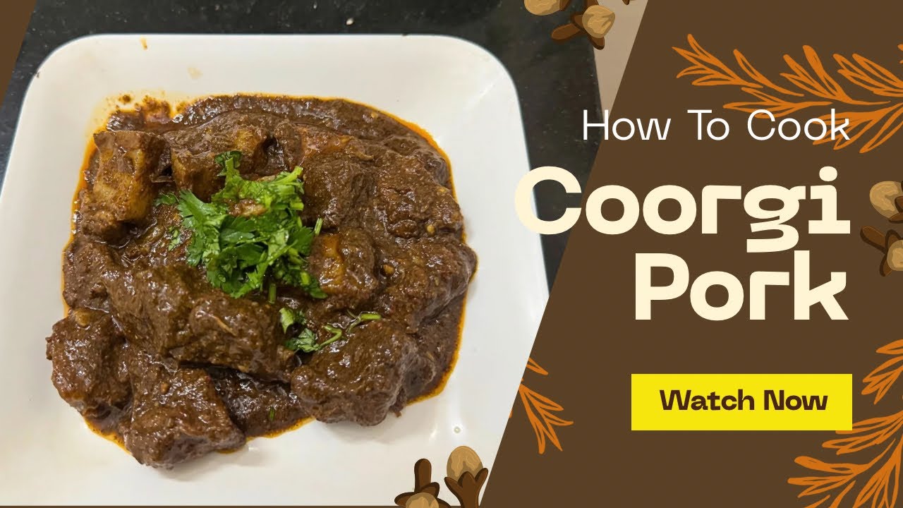 COORGI STYLE PORK CURRY | TRADITIONAL COORGI PORK CURRY | PANDI CURRY ...
