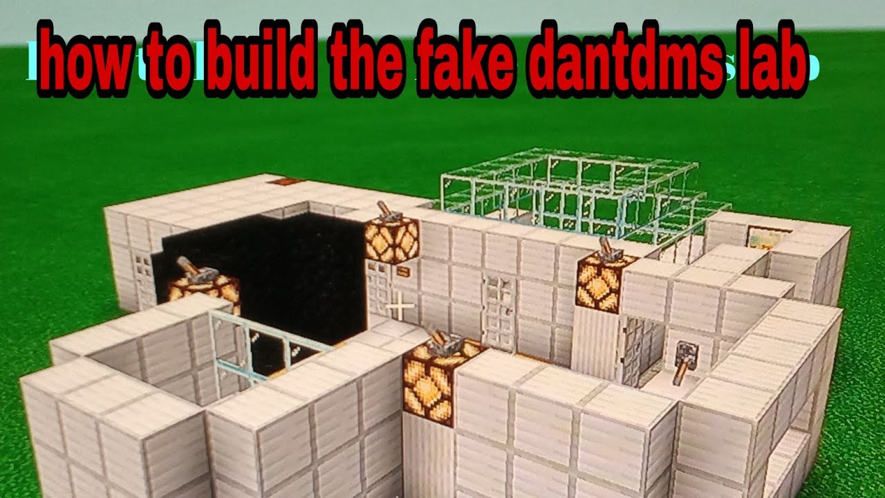 How to build the fake danTDM's lab - YouTube