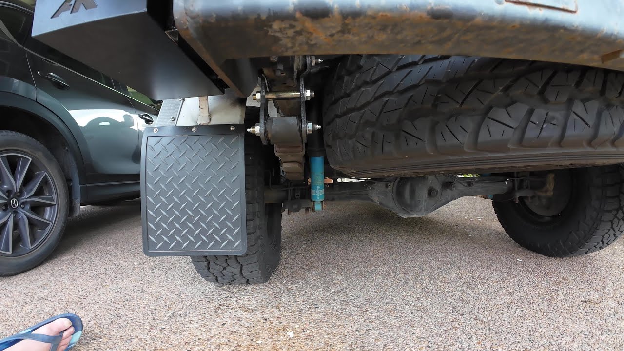 Hilux N70 extended shackles 1 week review - YouTube