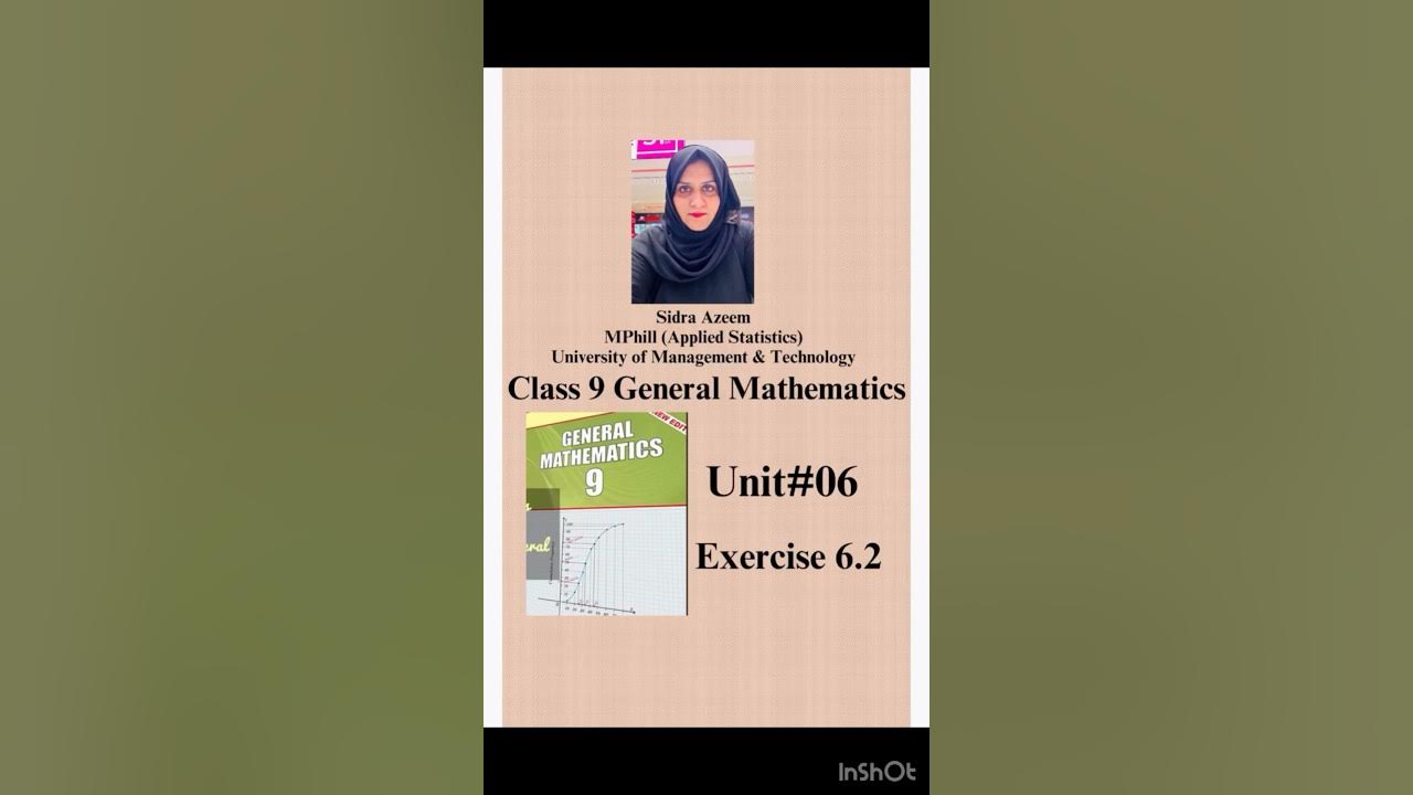 Class 9 |Unit #06 Exercise#6.2 |General Mathematics #generalmaths#fbise#class9maths#fypシ゚viral # ...