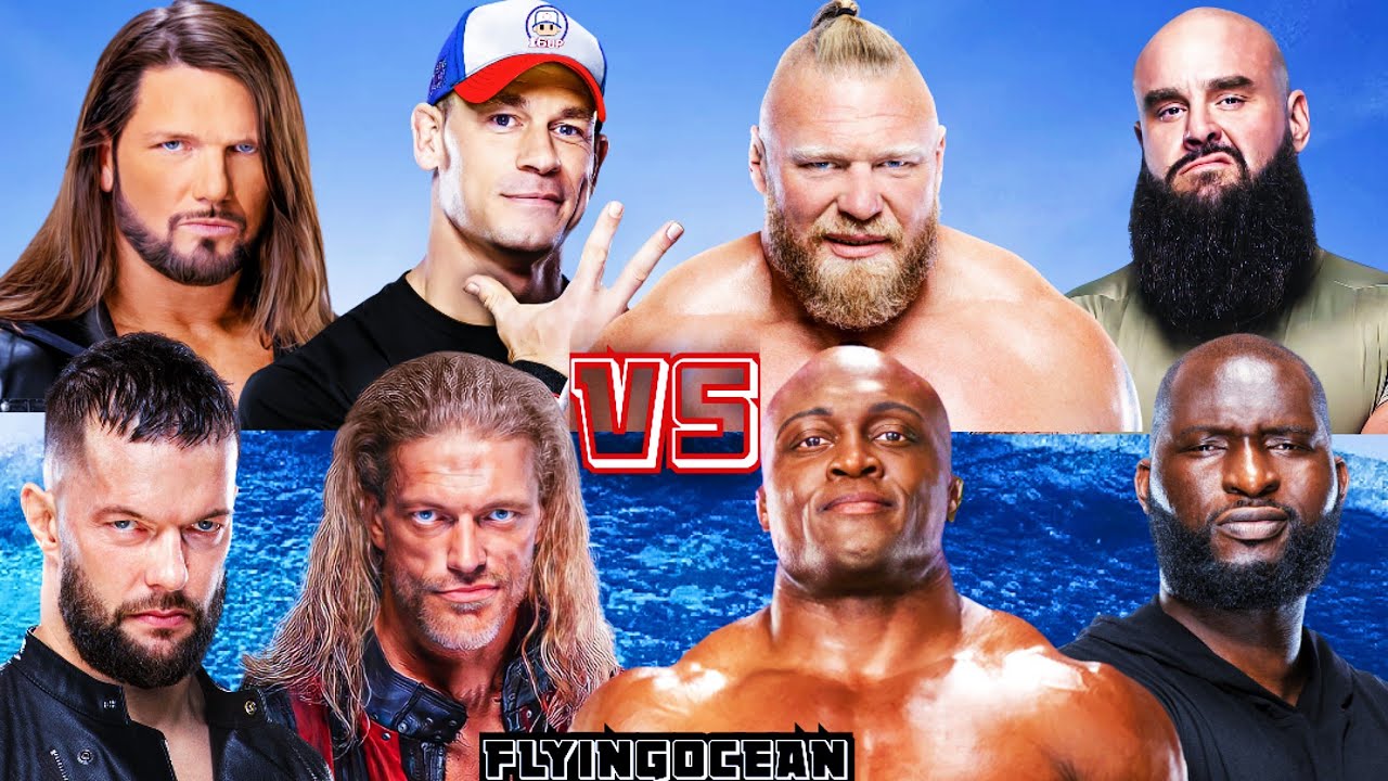 Team Brock Lesnar vs Team Bobby Lashley | Wwe 4on4 Elemination Dream ...