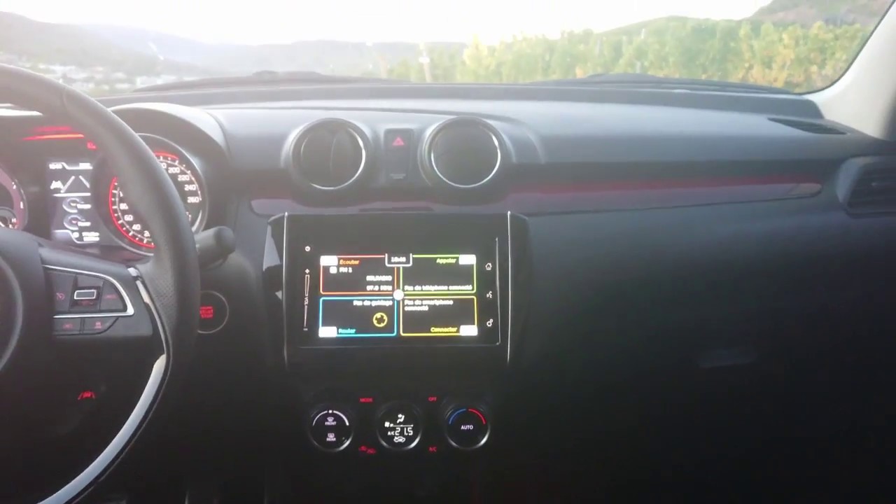 Drive test Suzuki Swift Sport - LCD Display - YouTube