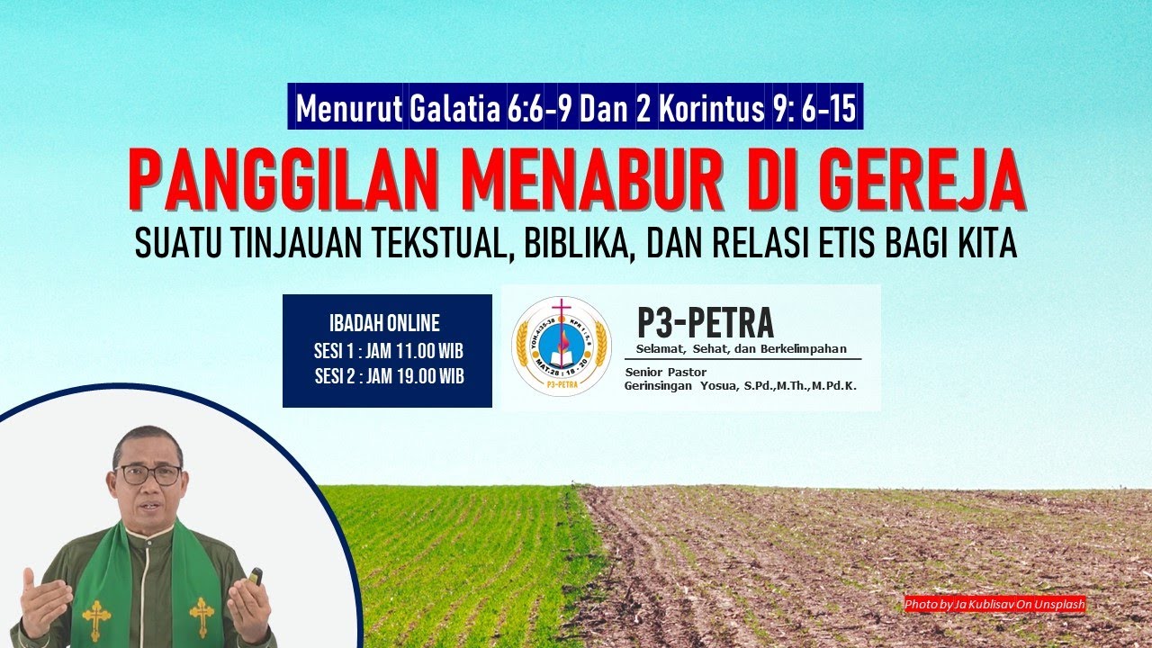 PANGGILAN MENABUR DI GEREJA - YouTube