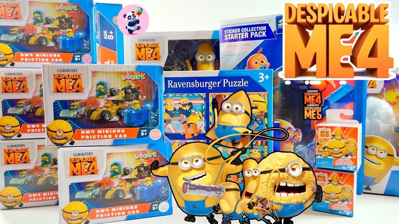 DESPICABLE ME 4 Unboxing DM 4 MINIONS FRICTION CAR ASMR REVIEW | ASMR ...