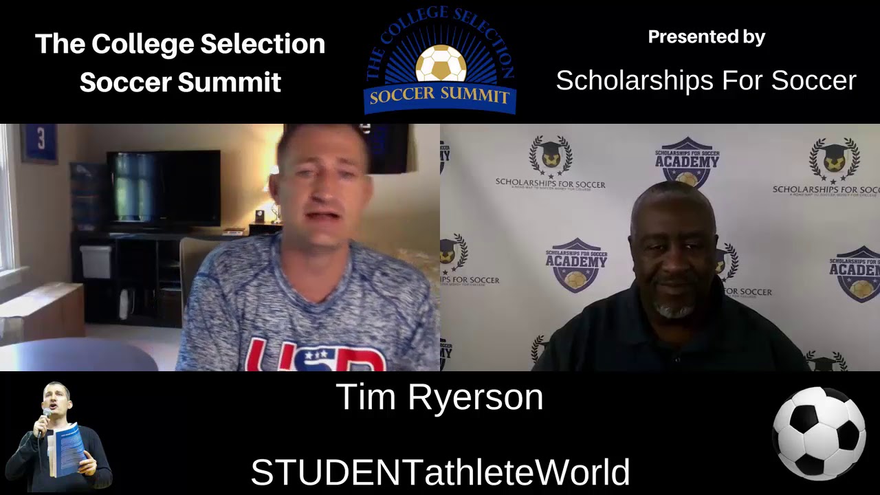 Tim Ryerson on The College Selection Soccer Summit - YouTube