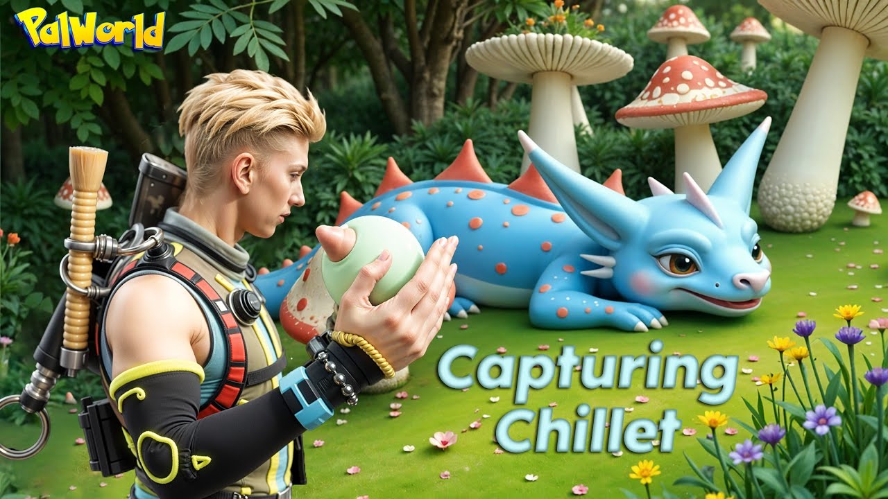 Finally I Captured Chillet In Boss Fight | Pal world Gameplay #1 - YouTube